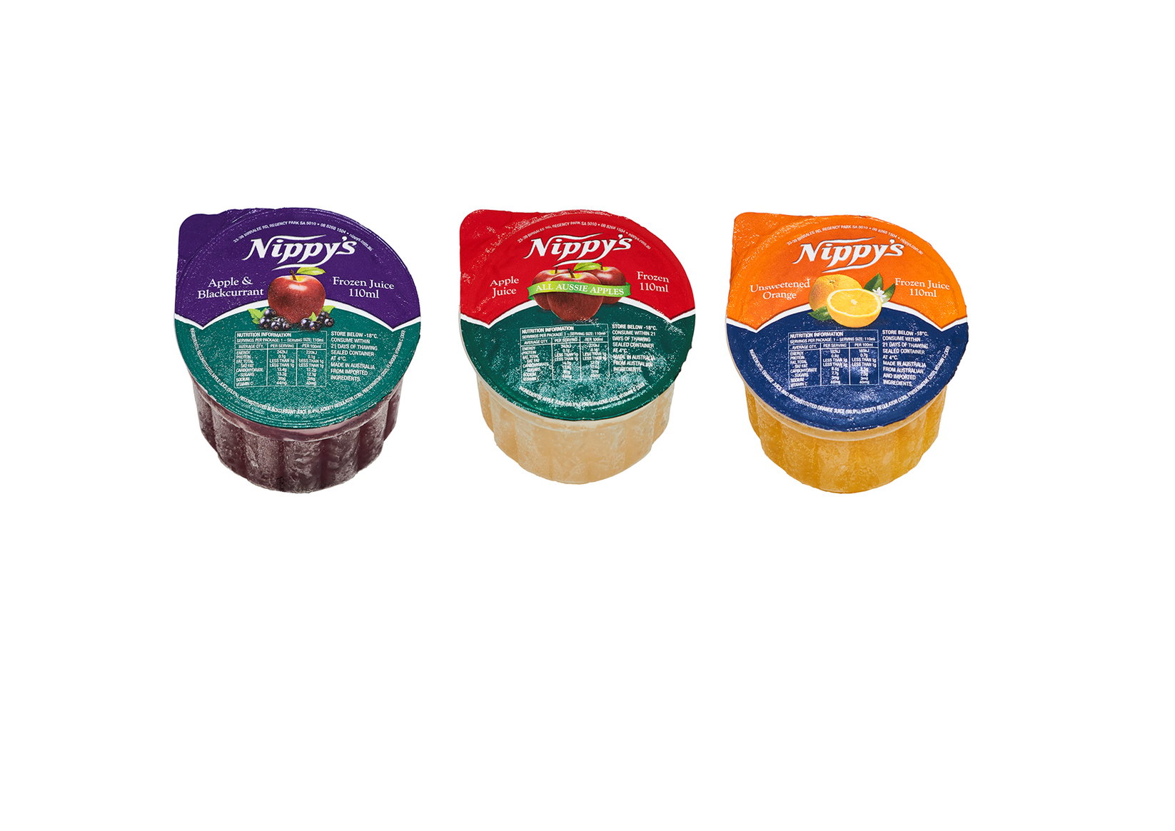 Nippy's Frozen Juice Cups - (96 x 110ml) - All Flavours | Wholesale ...